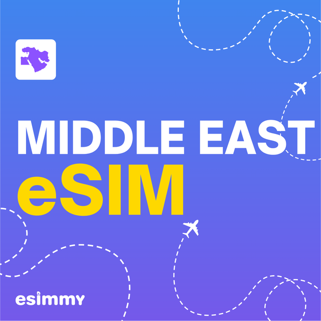 MIDDLE EAST - 11 Country eSIM | eSIMMY - ZQN